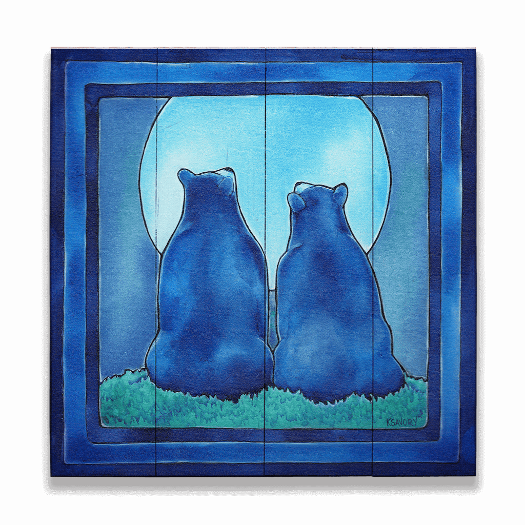 Once in a Blue Moon - Wood & Metal Wall Art – Old Wood Signs