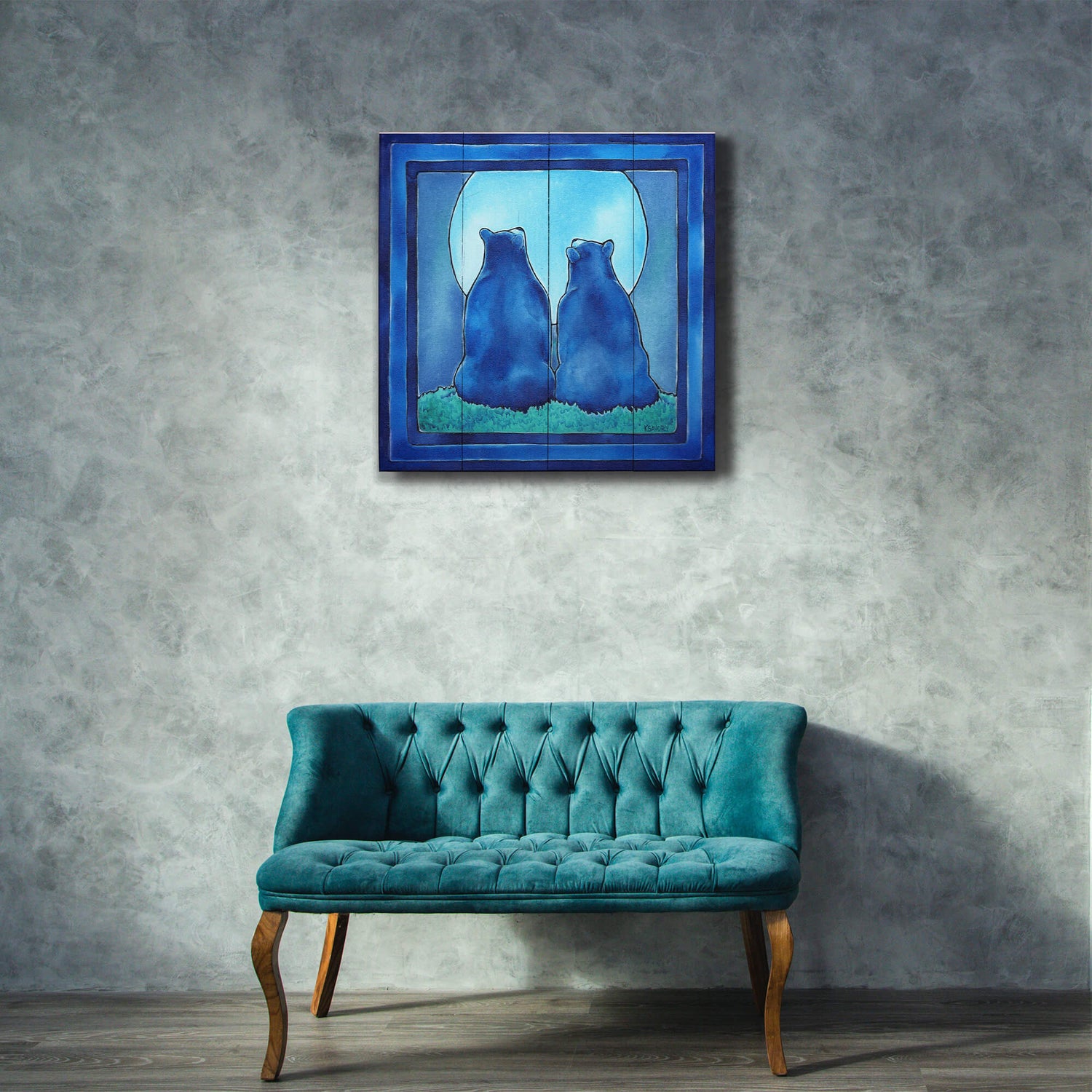 Once in a Blue Moon - Wood & Metal Wall Art – Old Wood Signs