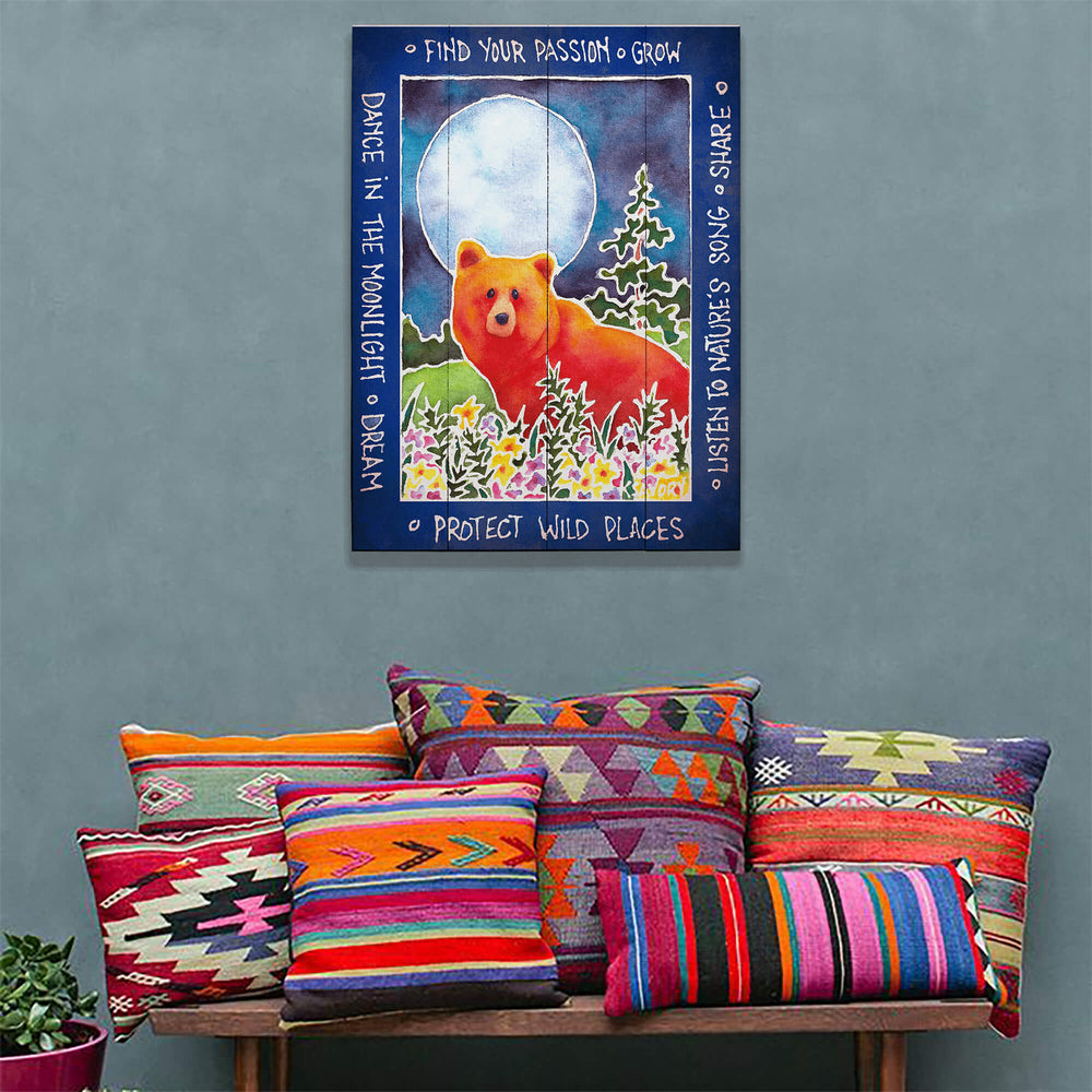 Full Moon Solstice - Wood & Metal Wall Art – Old Wood Signs