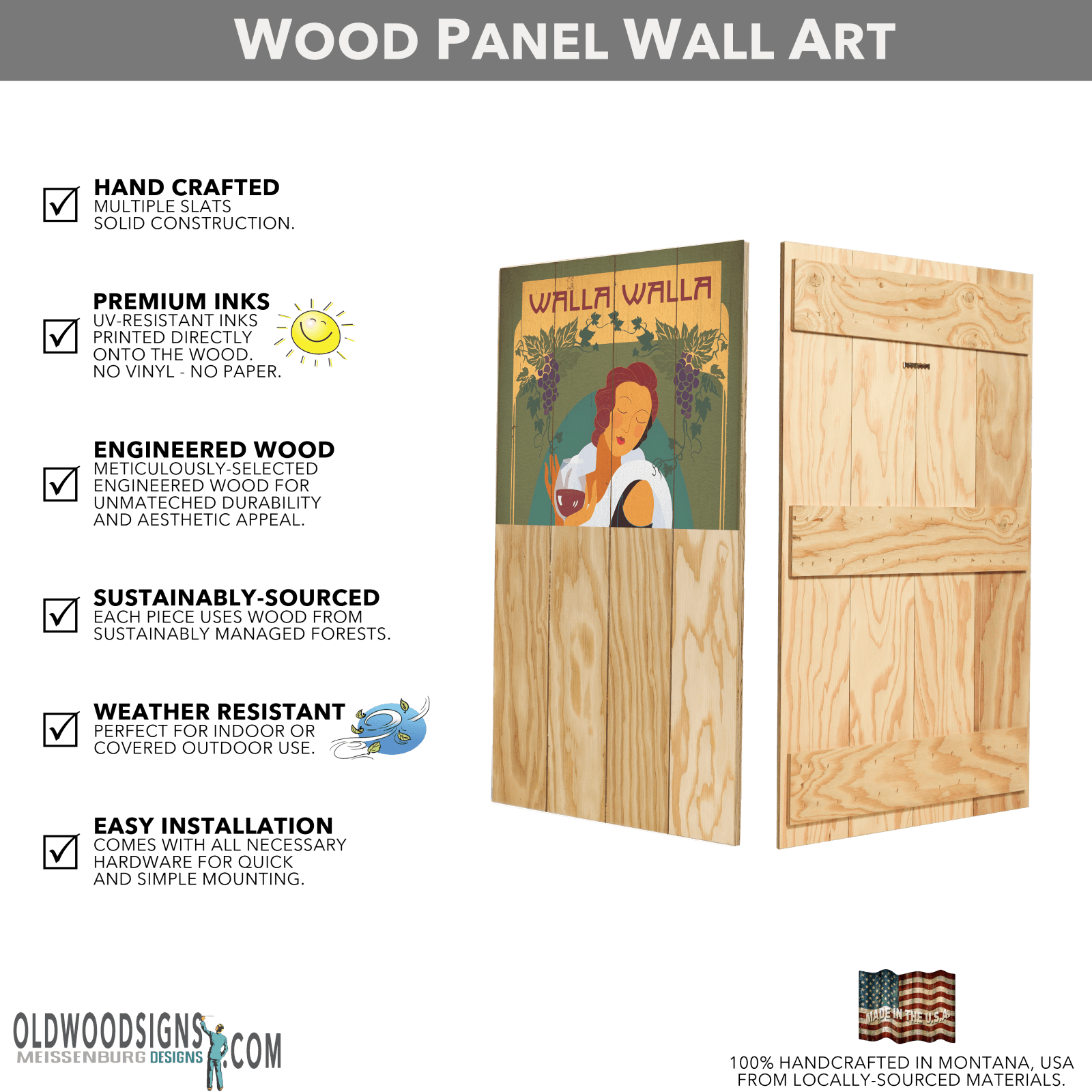 Yucca Man: The Desert Phantom - Wood Plank Wall Art – Old Wood Signs